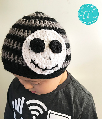 Ravelry: Skeleton Beanie pattern by Maria's Blue Crayon