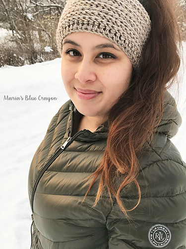 Ravelry: Faux Knit Ear Warmer pattern by Maria's Blue Crayon