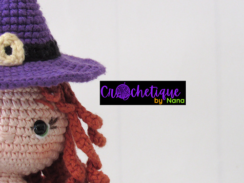 Ravelry: Cute Halloween Witch /Brujita con Escoba y Caldera pattern by ...