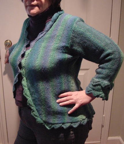 Ravelry: Sideways Cardigan pattern by Elizabeth Jarvis