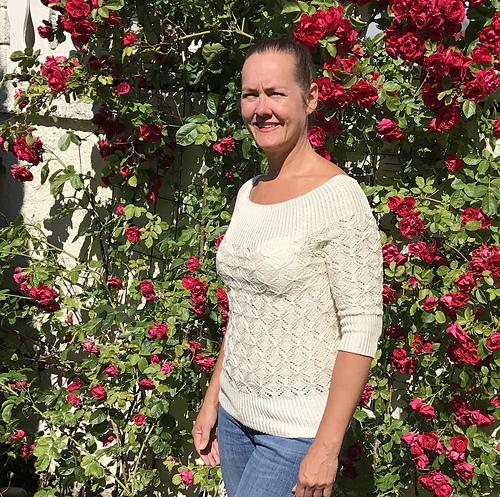 Ravelry: #33 七宝 Shippo Tsunagi top pattern by Marianne Skatten