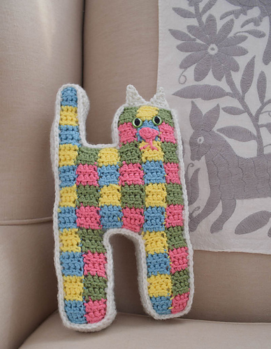 Ravelry: Patchwork Cat pattern by Marie Segares