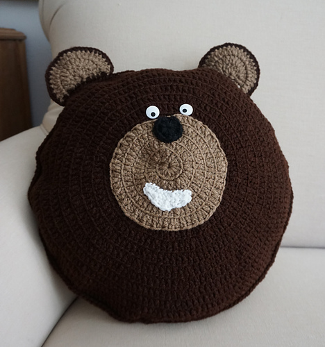 Ravelry: Theodore Bear Pillow Pal pattern by Marie Segares