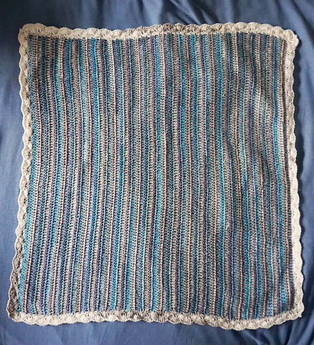 Ravelry: Soothing Stripes Stroller Blanket pattern by Marie Segares