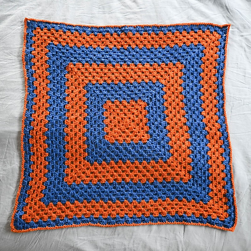 Ravelry: Team Spirit Continuous Granny Square Blanket pattern by Marie ...