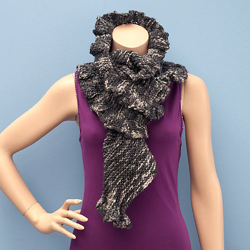 Ravelry: DIY RUFFLE-SCARF_1109-008 pattern by Marijke Lennards