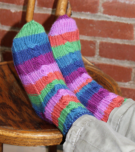 Ravelry: Learn-it & Knit-it: Toe-Up Socks pattern by MarinJaKnits