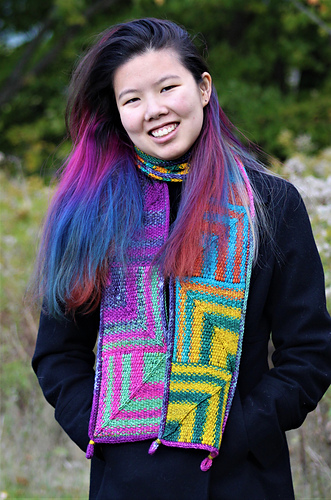 Ravelry: Pixelated Scarf pattern by MarinJaKnits