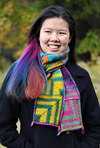 Ravelry: Pixelated Scarf pattern by MarinJaKnits