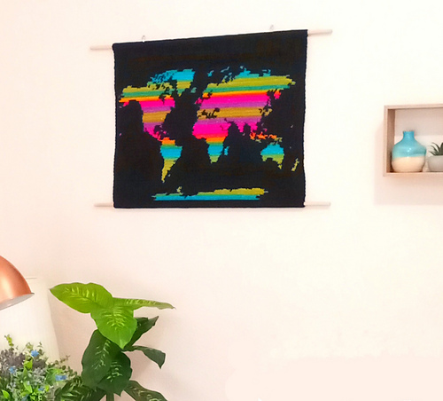 Ravelry: World Map Wall Hanging pattern by Marina Nikolaidou