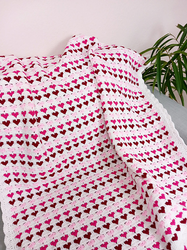Ravelry: Heart Blanket pattern by Marina Nikolaidou