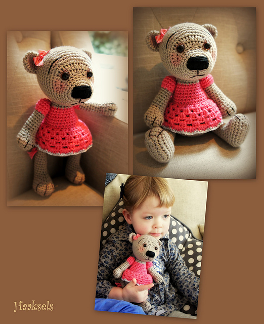 Ravelry: Marion1978's Teddy Girl in a Crocheted Lace Dress