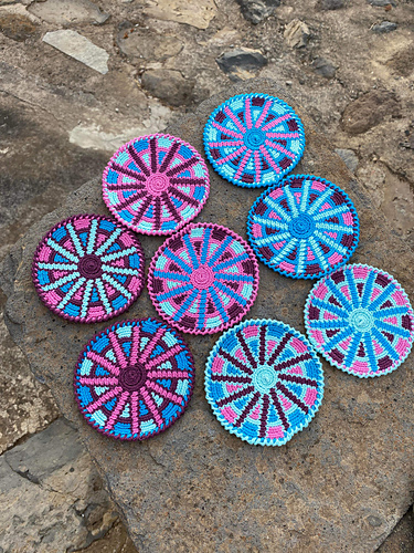 Ravelry: Mochila coasters pattern by Marion Verloop