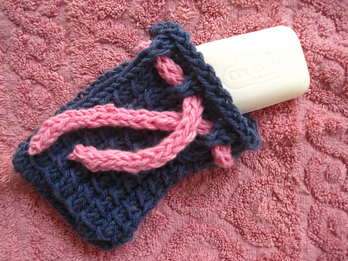 Ravelry: SSS1 (Simple Soap Sack 1) pattern by Rachel Colabello