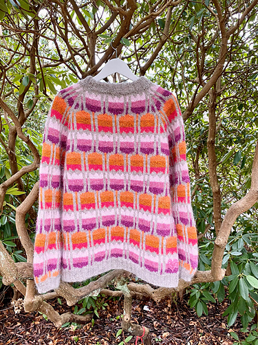 Ravelry: Taina Tulip Sweater pattern by Marita Clementz