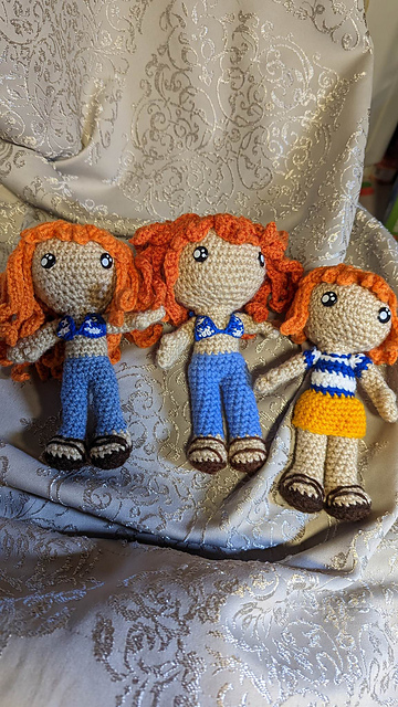 Ravelry: Nami Chibi Pirate Girl pattern by Marjorie McNulty
