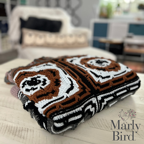Ravelry: Mosaic Tile Crochet Blanket pattern by Marly Bird and Robyn ...