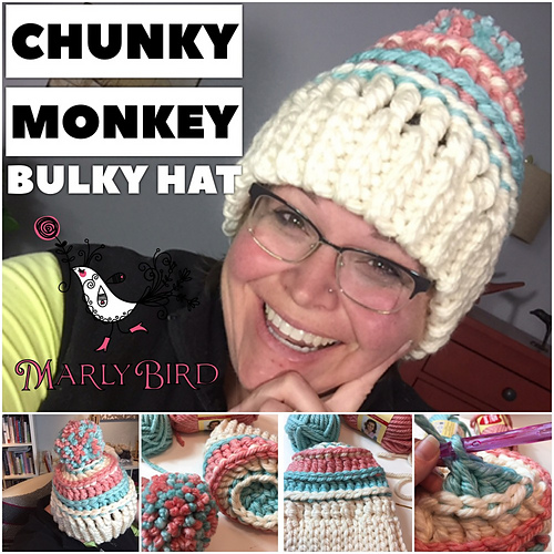 Ravelry: Chunky Monkey Bulky Hat pattern by Marly Bird