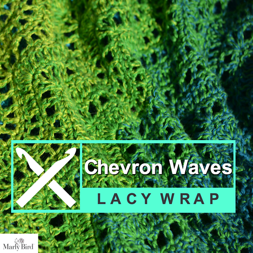 Ravelry: Chevron Waves Lacy Wrap pattern by Marly Bird