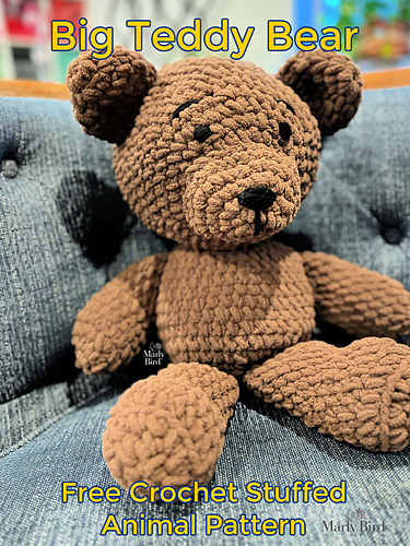 Ravelry: Big Teddy Bear pattern by Michele Wilcox