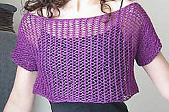 Ravelry: Fishnet Top pattern by Marnie MacLean