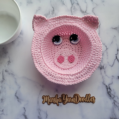 Ravelry: Pickles the Pig Bowl Cozy pattern by Marsha Sparks