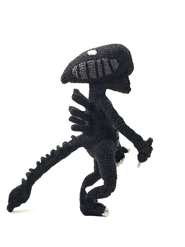 Ravelry: Crochet Xenomorph Alien pattern by Marie Fradella