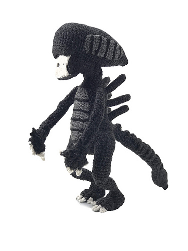 Ravelry: Crochet Xenomorph Alien pattern by Marie Fradella