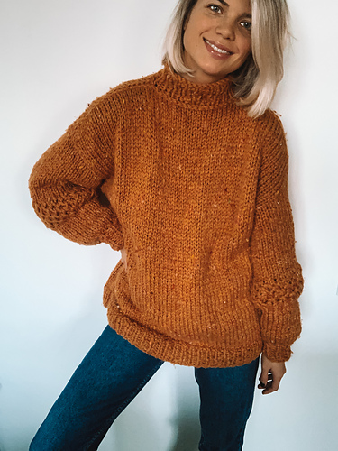 Ravelry: Simple Sweater "Amber" pattern by Maria Sycheva
