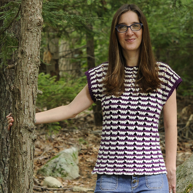 Ravelry: Butterfly Stripe Tee pattern by Mary Beth Cryan
