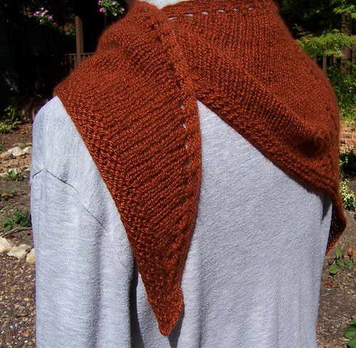 Ravelry: Autumn Cozy (a shawl in cashmere) pattern by Mary C. Gildersleeve