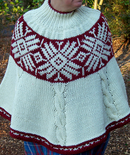 Ravelry: Andean Winter Poncho pattern by Mary C. Gildersleeve