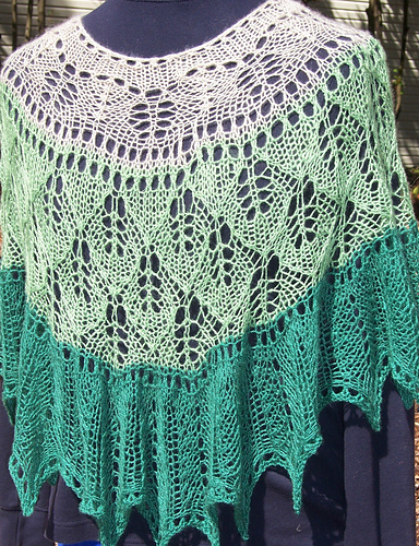 Ravelry: Spring is Sprung poncho pattern by Mary C. Gildersleeve
