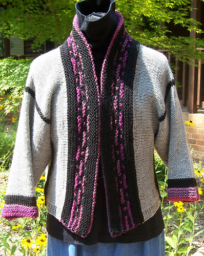 Ravelry: Komfy Kozy ... a side-to-side jacket pattern by Mary C ...