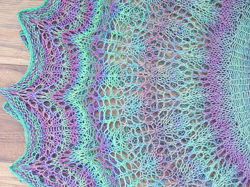 Ravelry: Spring Snow Poncho pattern by Mary C. Gildersleeve