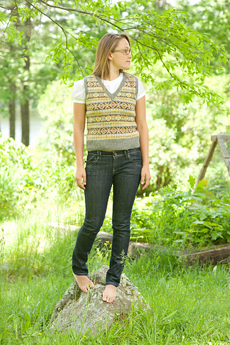 Ravelry: Fair Isle Vest pattern by Mary Jane Mucklestone