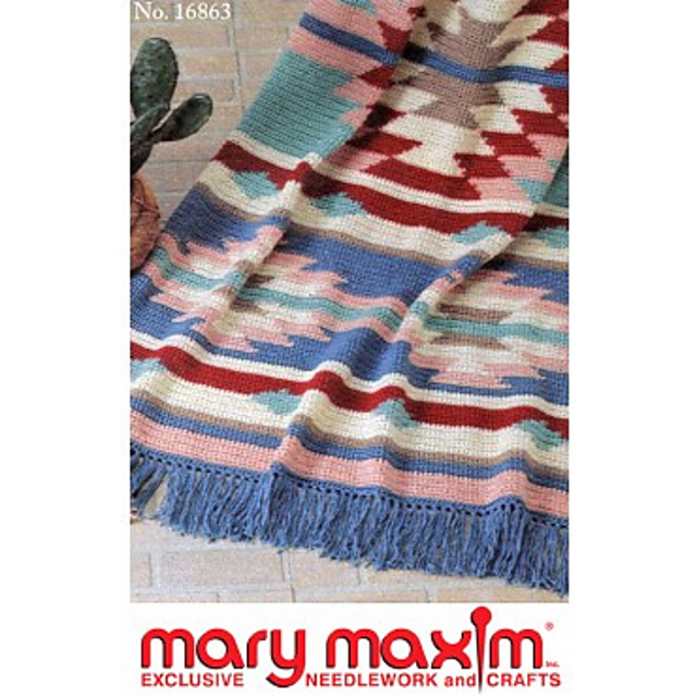 Ravelry: Mohave Afghan pattern by Mary Maxim