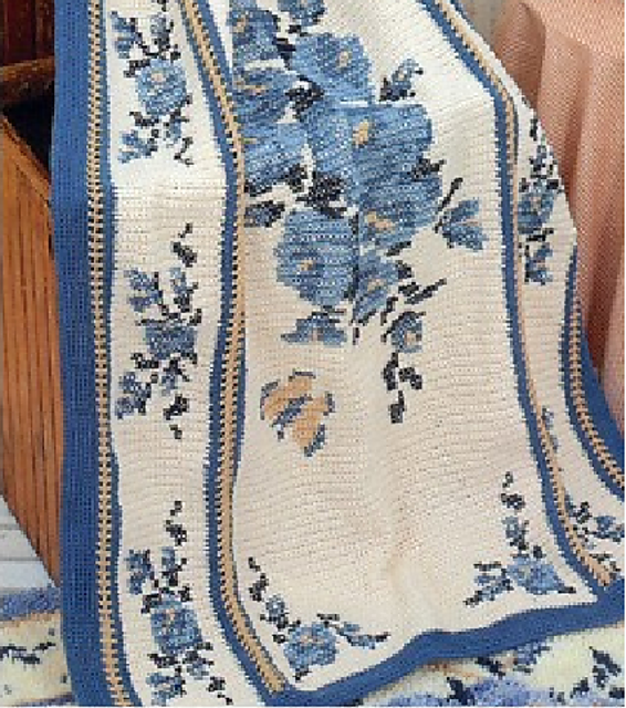Ravelry: Floral Afghan pattern by Mary Maxim