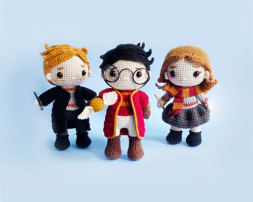 Ravelry: Wizard Boy and Friends pattern by Mary Pile