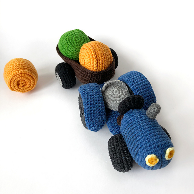 Ravelry: Crochet Tractor pattern by Mary Brovina
