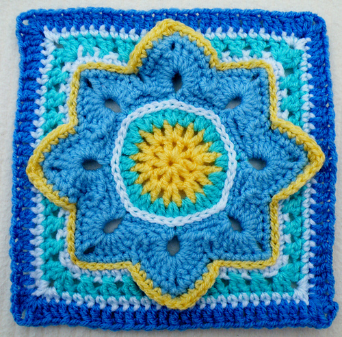 Ravelry: Eight Pointed Flower pattern by Julie Yeager