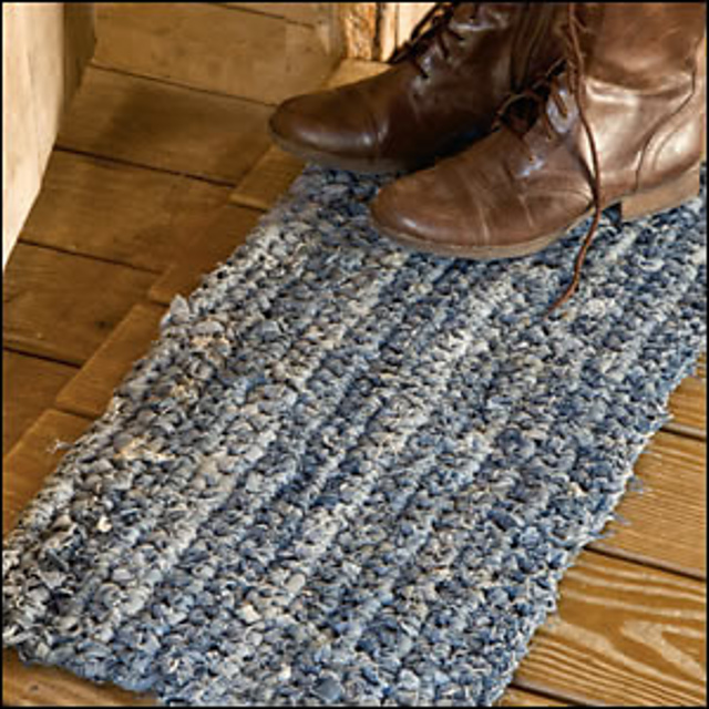 Ravelry: Welcome Home Denim Mat pattern by Linda Dean