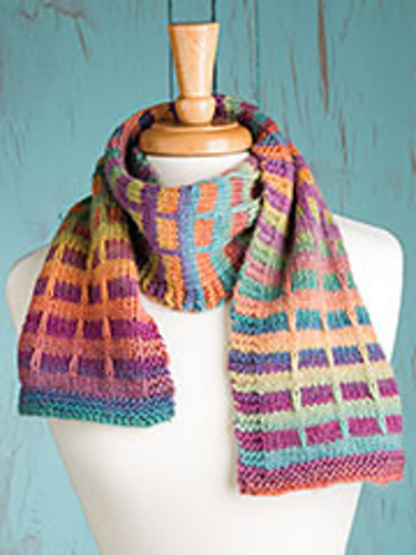 Ravelry: Mock Plaid Scarf pattern by Susan Druding