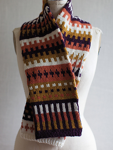 Ravelry: Fair Isle Scarf pattern by Irina Poludnenko