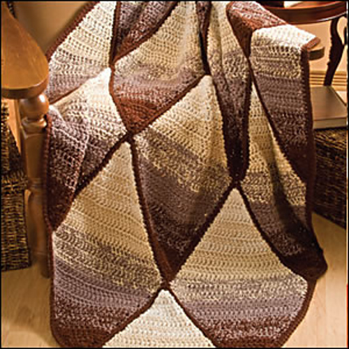 Ravelry: Diamond Throw pattern by Ruthie Marks