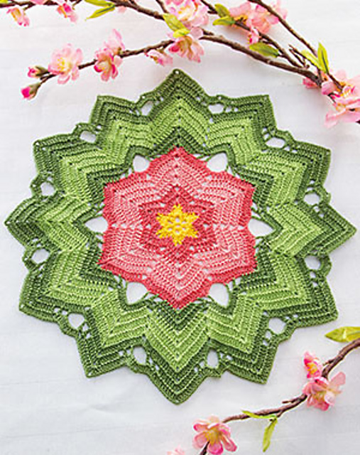 Ravelry: Desert Flower Doily pattern by Carol Smith