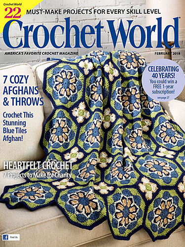 Ravelry: Crochet World Magazine, February 2018 - patterns