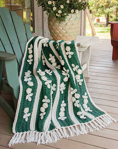 Ravelry: Irish Lace & Roses Afghan pattern by Annie Potter Presents