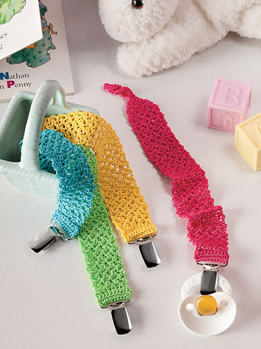 Ravelry: Finders Keepers Pacifier Holder pattern by Sharon Ballsmith