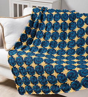 Ravelry: Starry Nights Throw pattern by Anne McFarland